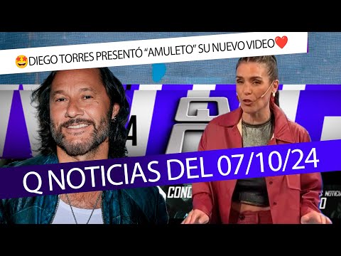 DIEGO TORRES PRESENTÓ “AMULETO” SU NUEVO VIDEO 🔥 #QNOTICIAS del 07/10/24 - Quiero Música